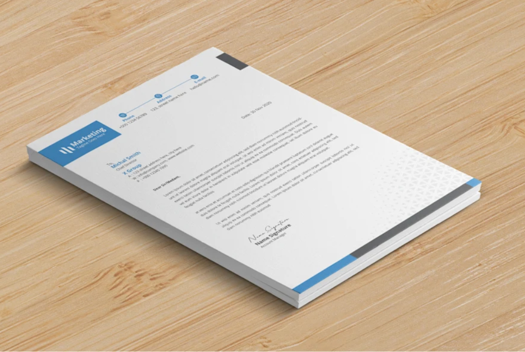 Custom Letterhead Pads - JR Graphics | Print - Design - Web